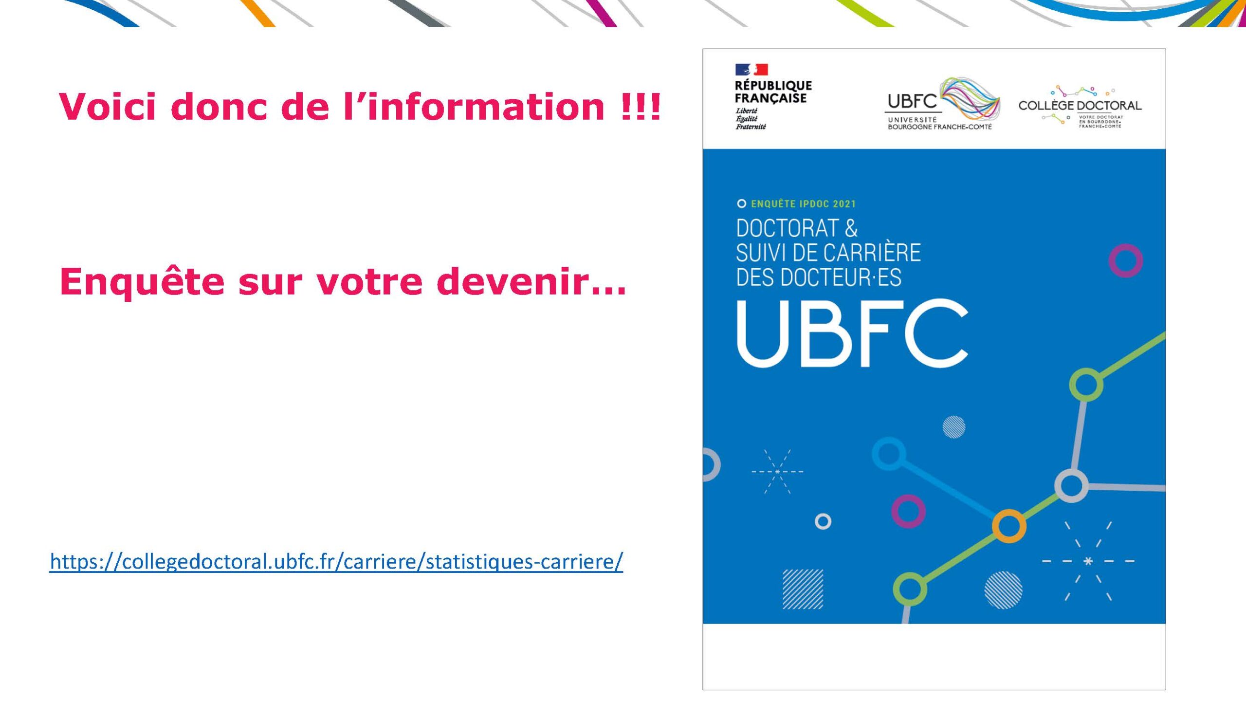 Suivi de carrière - ÉCOLE DOCTORALE ES